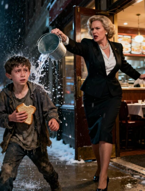 « Dégage d’ici ! » cria la propriétaire du restaurant de luxe en ...